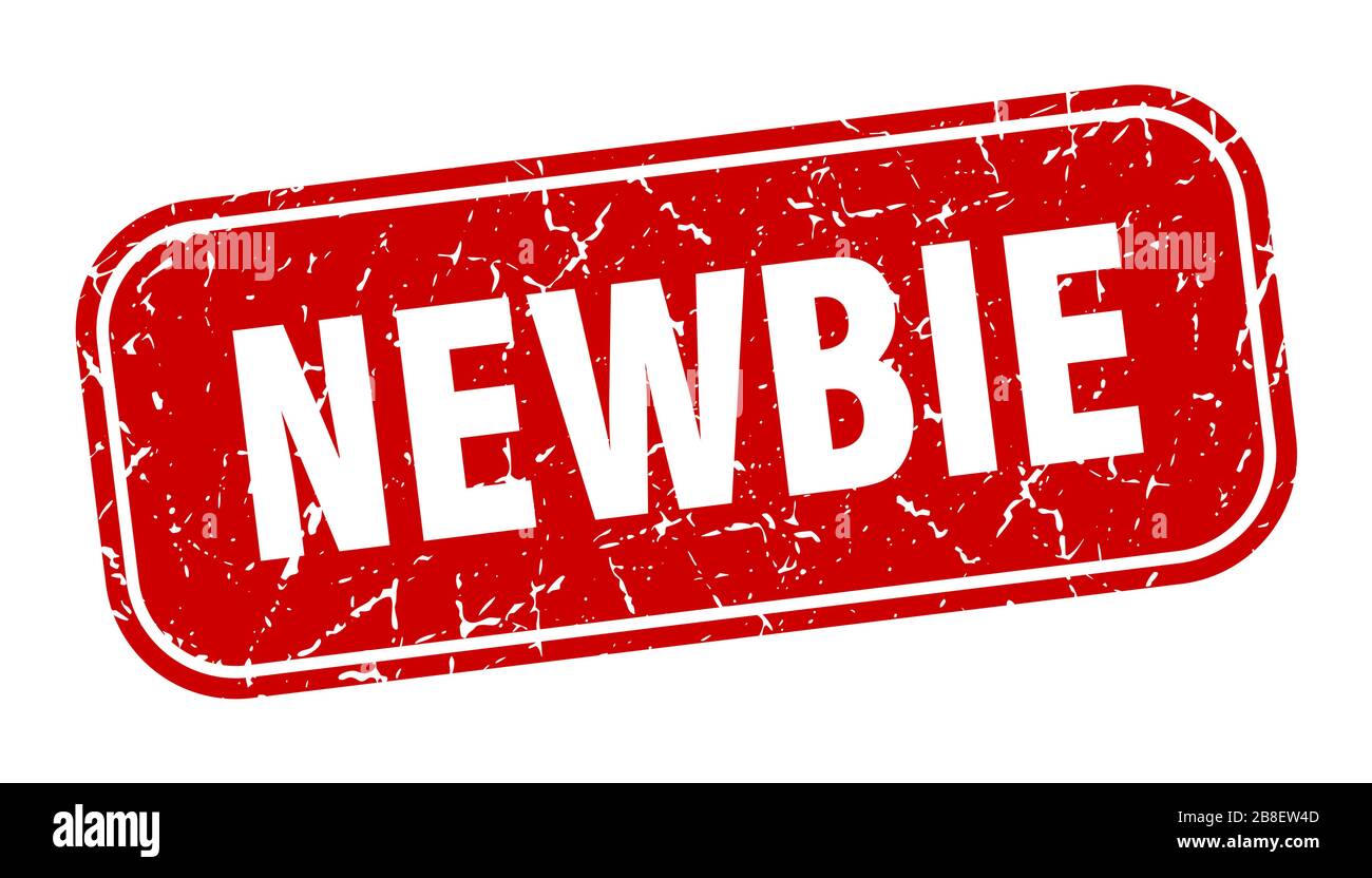 newbie stamp. newbie square grungy red sign Stock Vector Image & Art ...