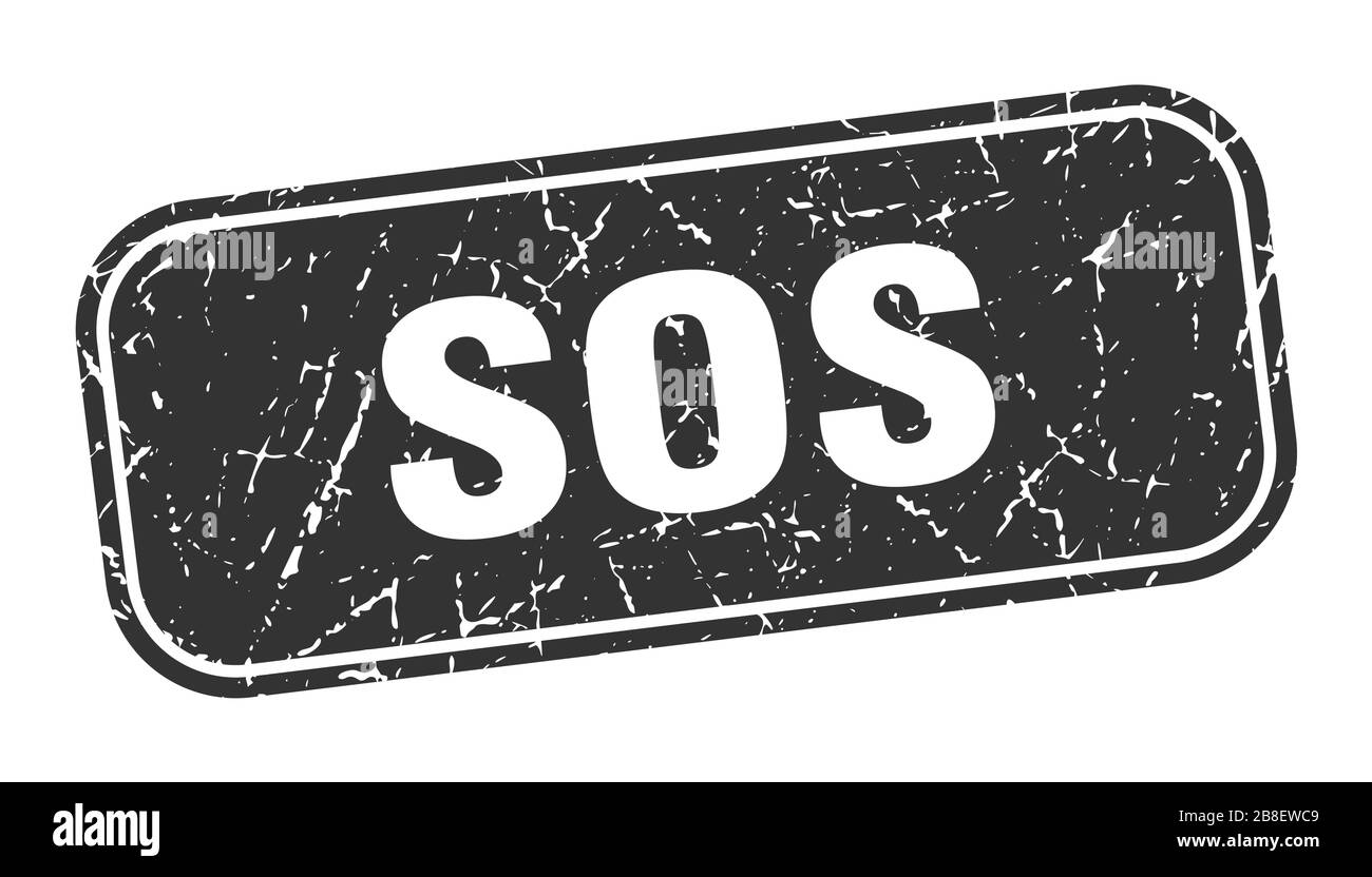Sos stamp Black and White Stock Photos & Images - Alamy