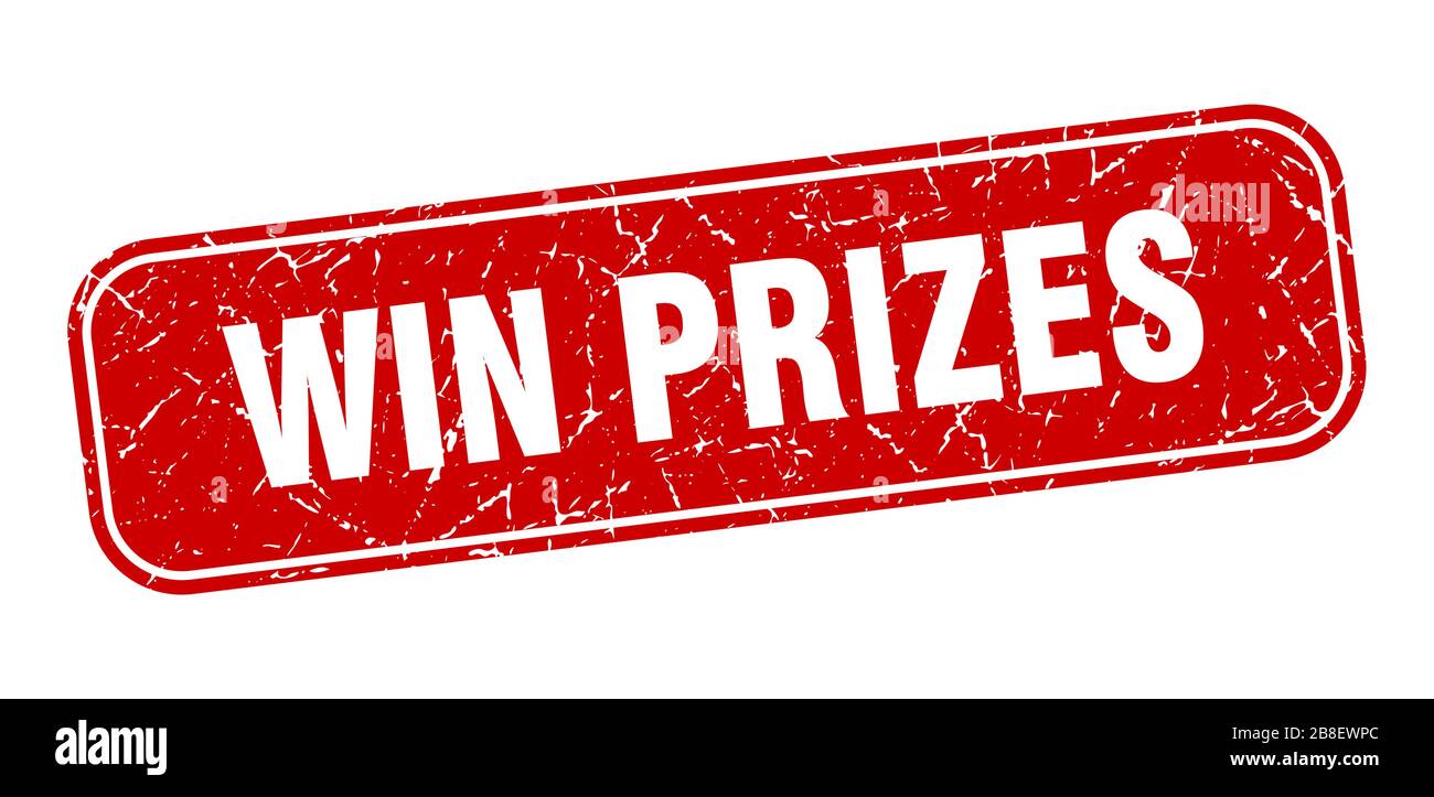 Win prizes stamp Stock Vector Images - Alamy