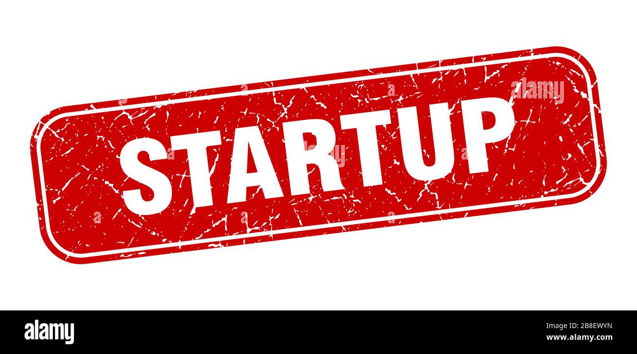 startup stamp. startup square grungy red sign Stock Vector Image & Art ...