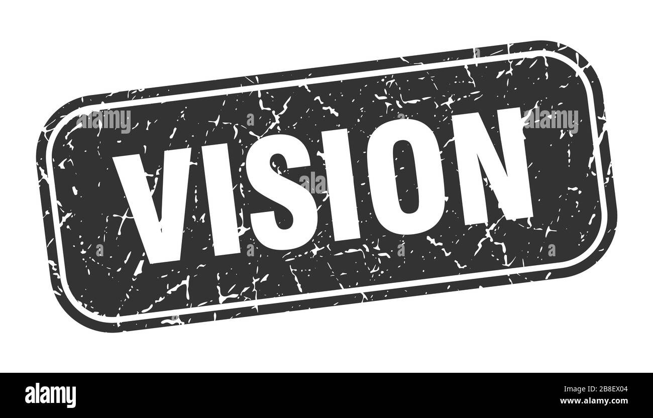 vision stamp. vision square grungy black sign Stock Vector Image & Art ...