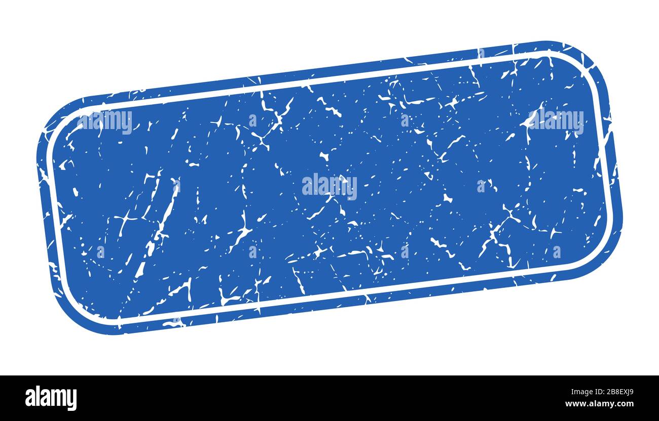 blank stamp. blank square grungy blue sign Stock Vector Image & Art - Alamy