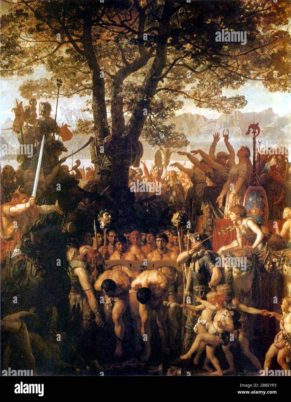 Charles Gleyre Les Romans p Stock Photo - Alamy