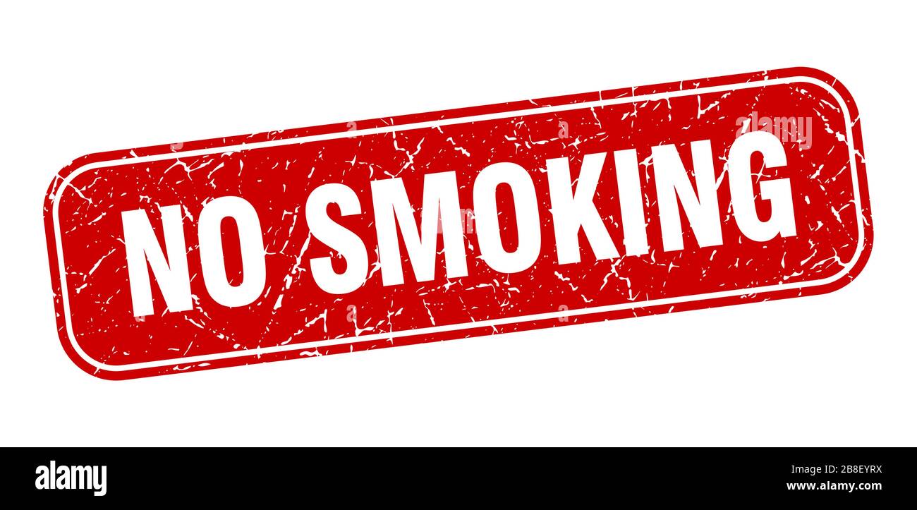 no smoking stamp. no smoking square grungy red sign Stock Vector Image ...