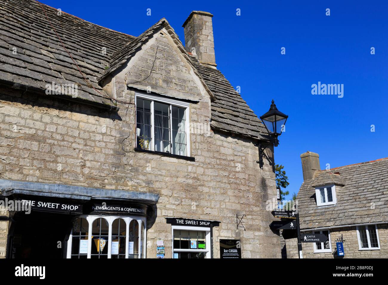 The Sweet Shop, Corfe Castle, Isle of Purbeck, Dorset, England, United ...