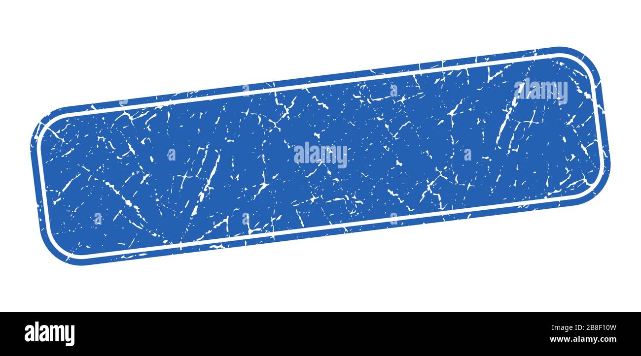 blank stamp. blank square grungy blue sign Stock Vector Image & Art - Alamy