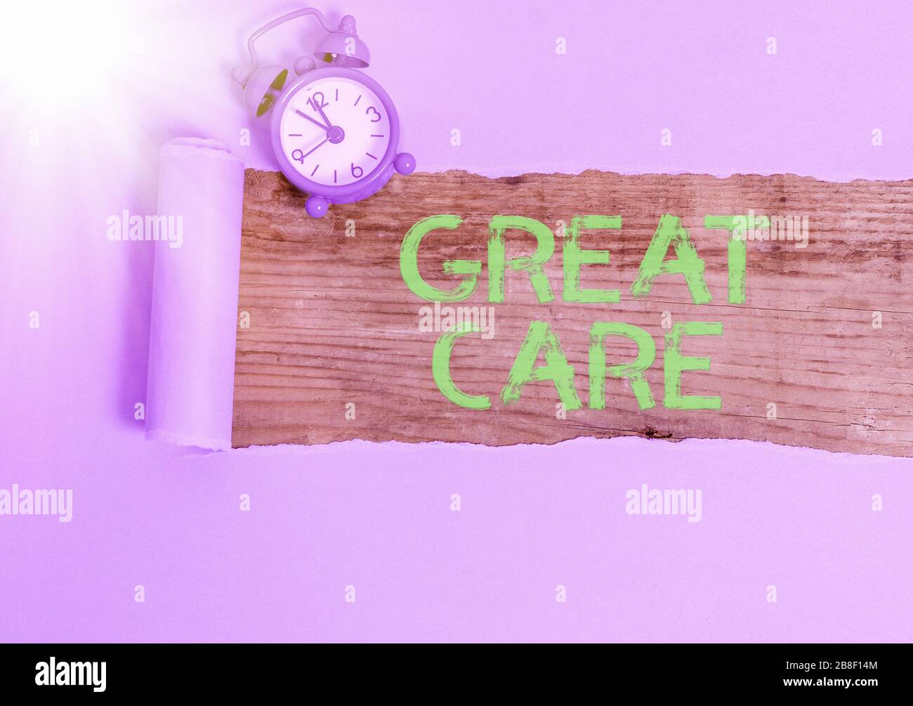 Word writing text Great Care. Business photo showcasing to treat ...