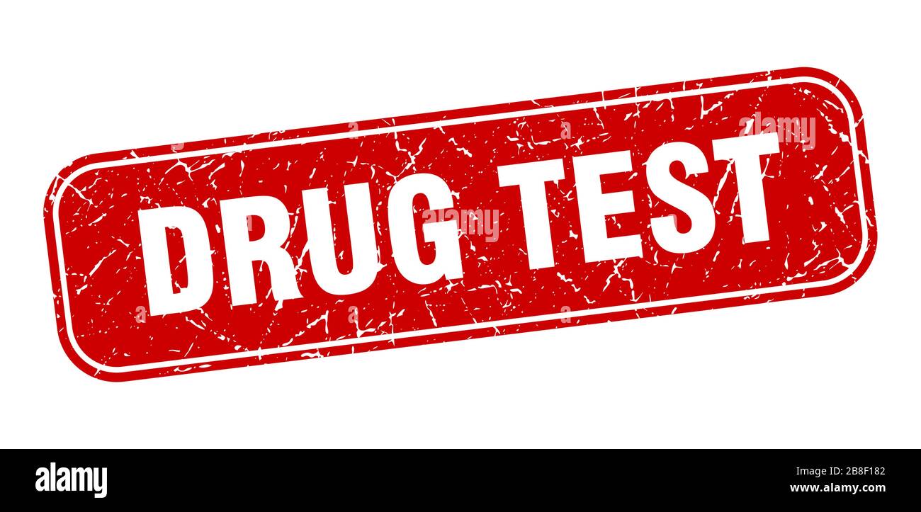 Drug test sign square hi-res stock photography and images - Alamy