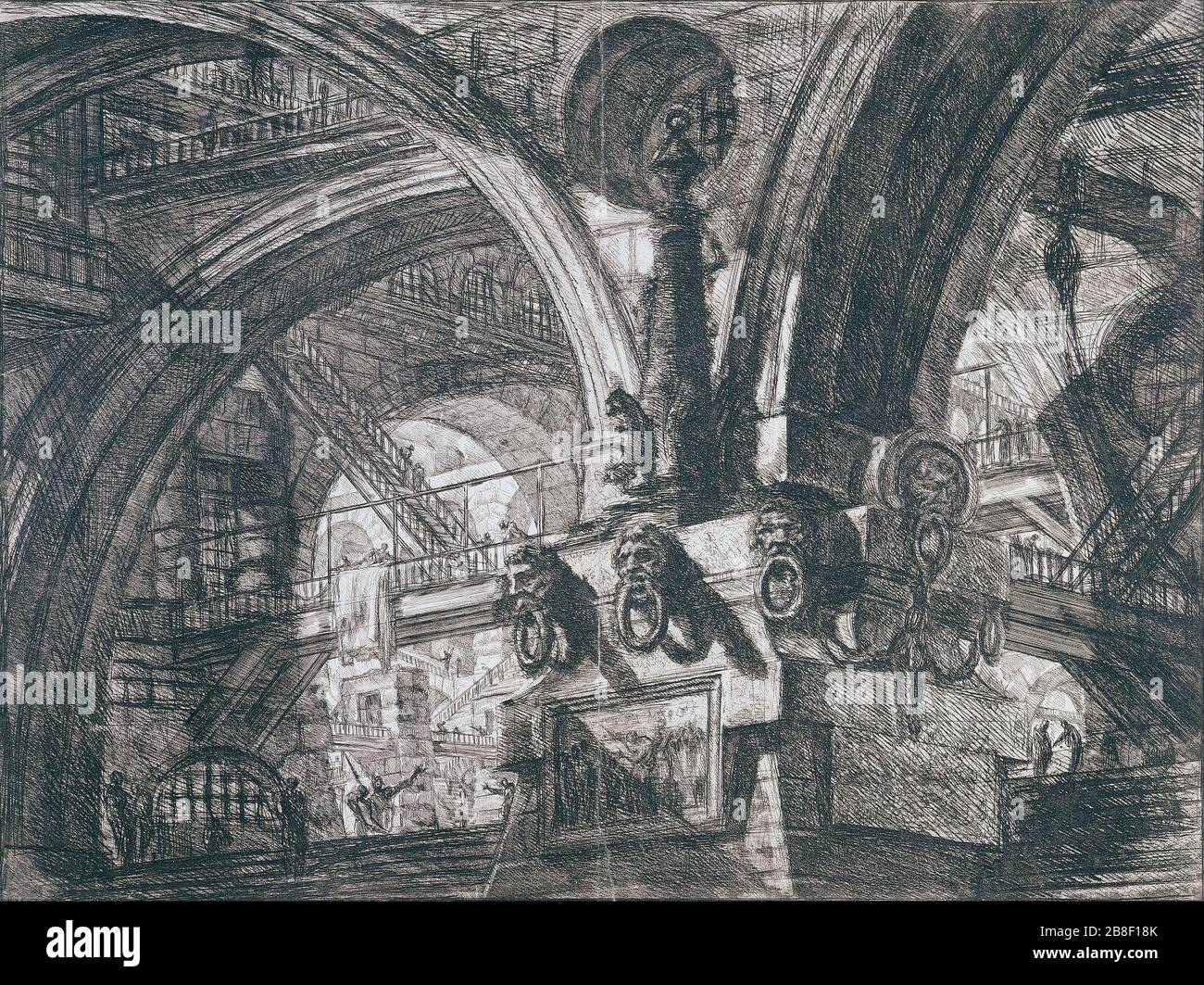 Giovanni Battista Piranesi - Prison Stock Photo - Alamy