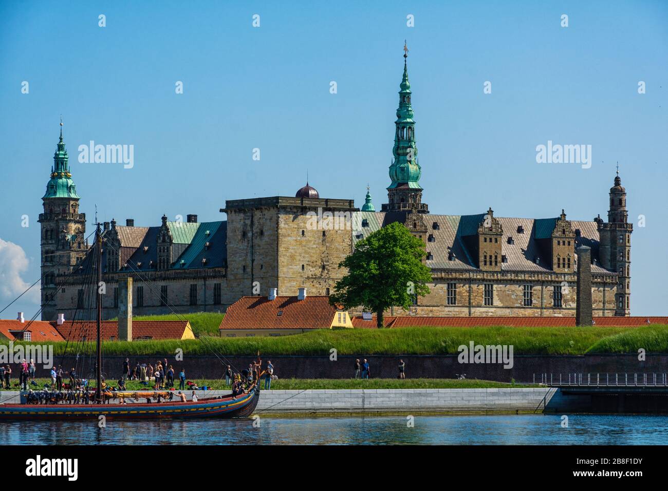 Kronborg Castle in Helsingor in Denmark Stock Photo - Alamy