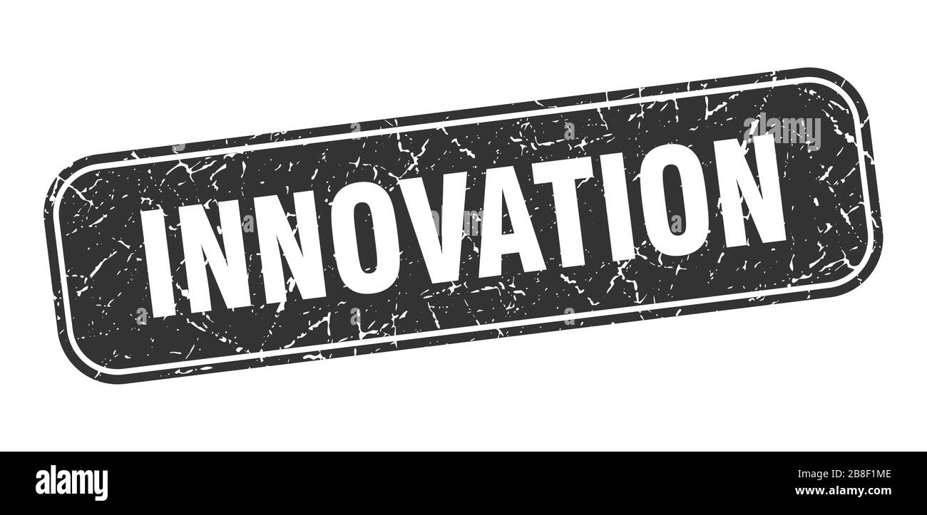 innovation stamp. innovation square grungy black sign Stock Vector ...