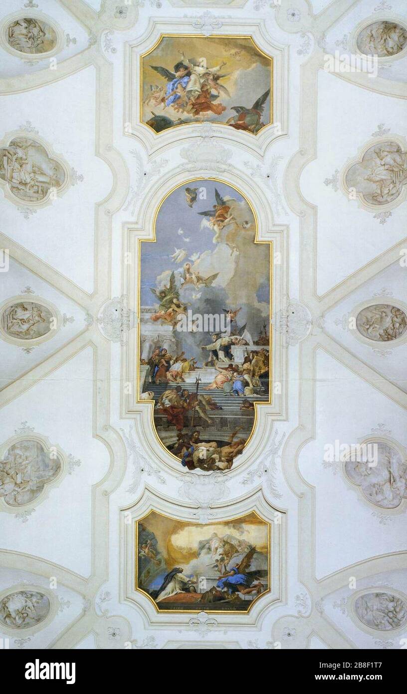 Giovanni Battista Tiepolo - Ceiling frescoes Stock Photo - Alamy