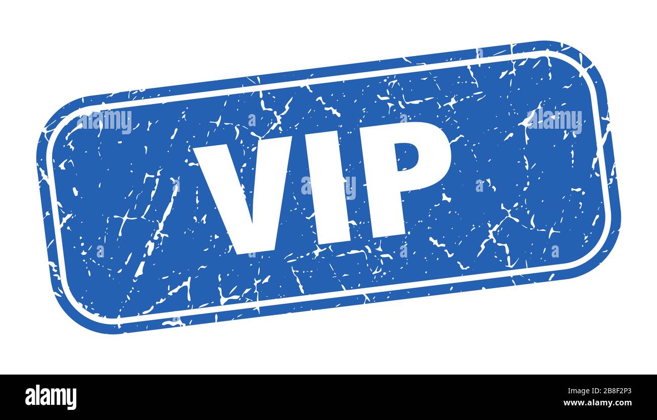 vip stamp. vip square grungy blue sign Stock Vector Image & Art - Alamy