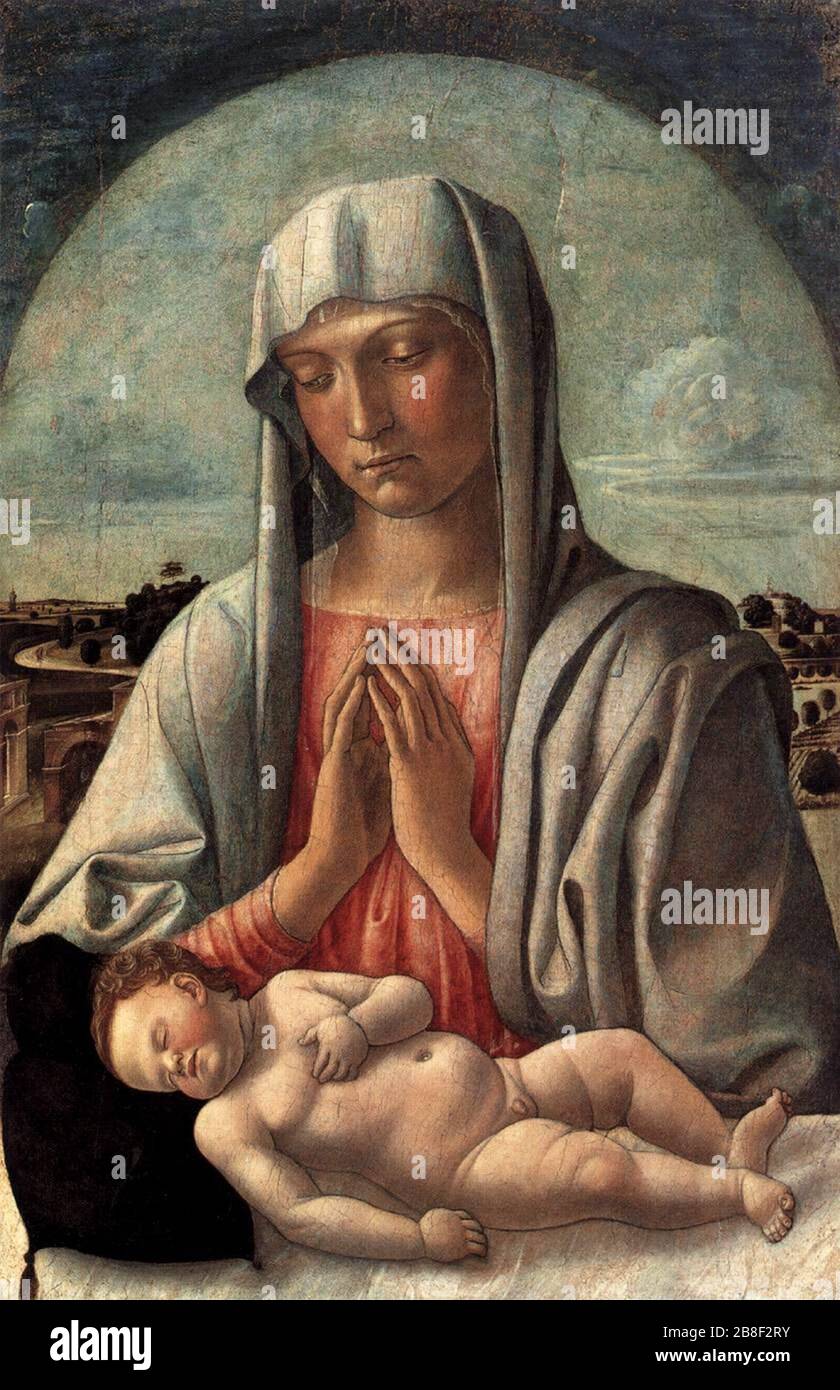 Giovanni Bellini - Madonna and Child Stock Photo - Alamy