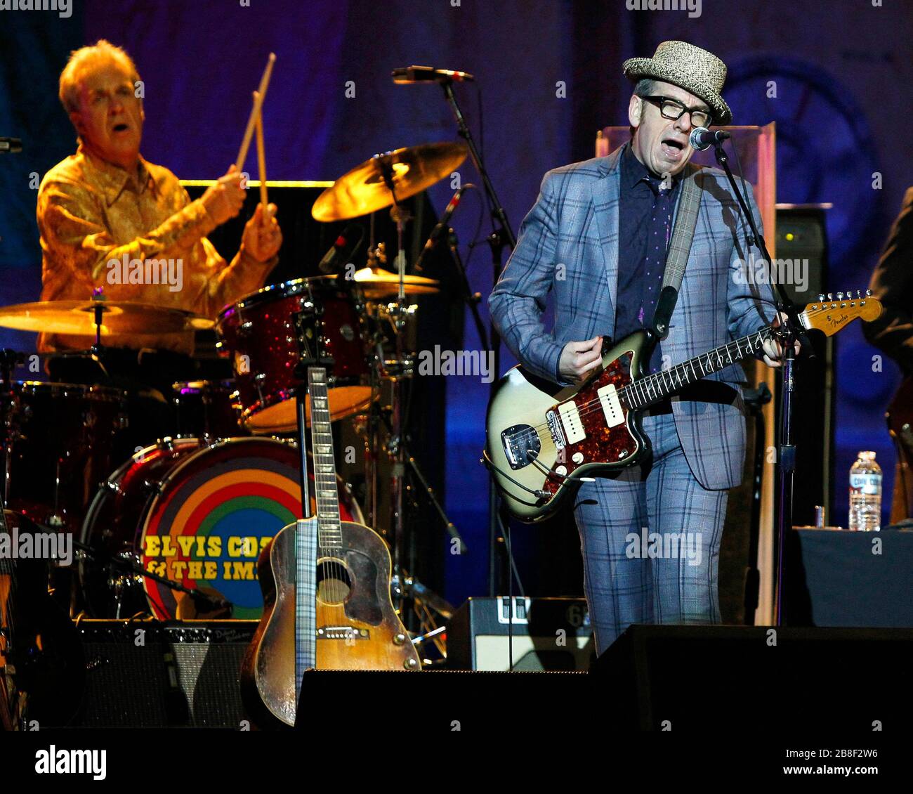 Elvis Costello performs at the Seminole Hard Rock Live Arena in ...