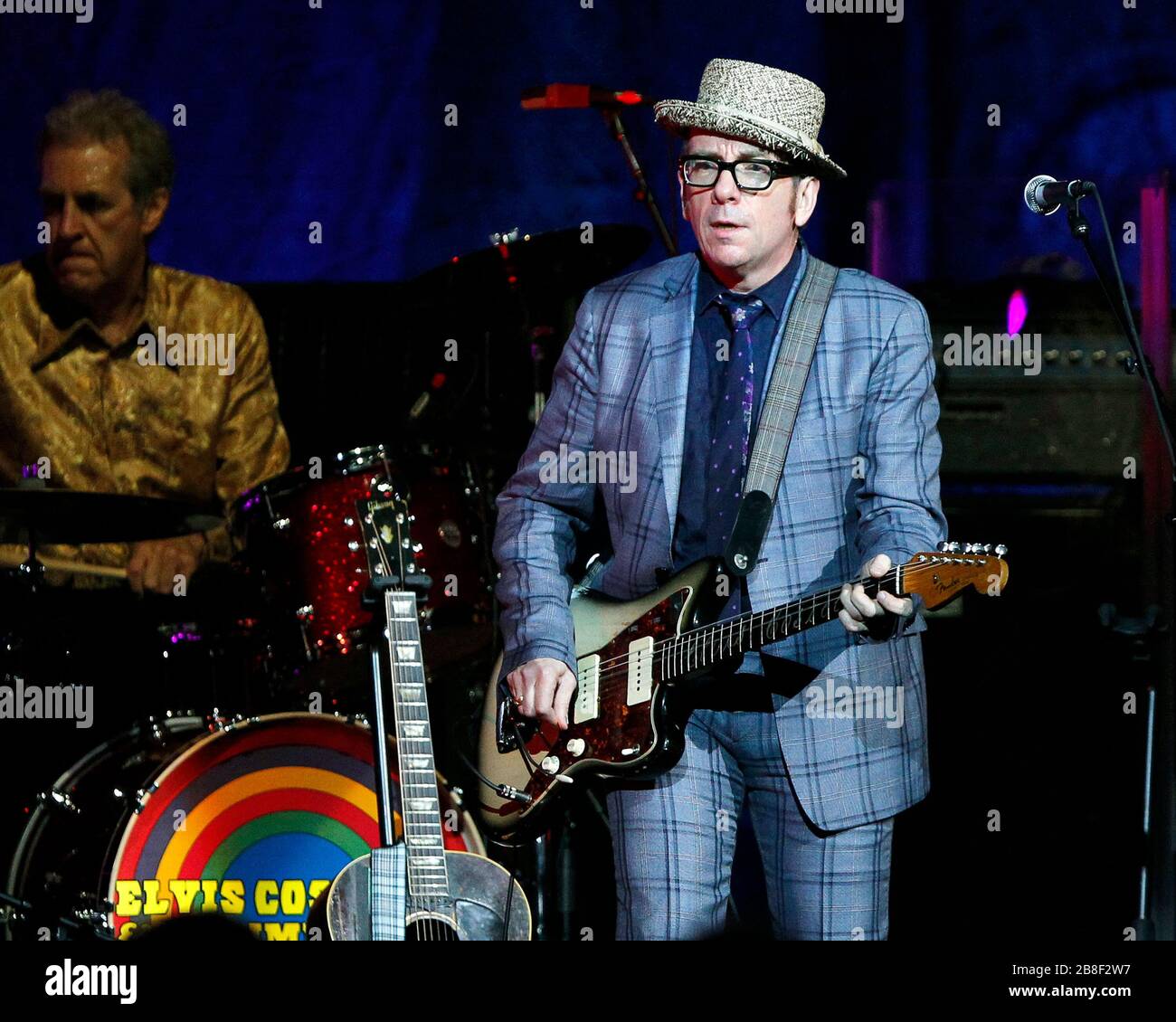 Elvis Costello performs at the Seminole Hard Rock Live Arena in ...