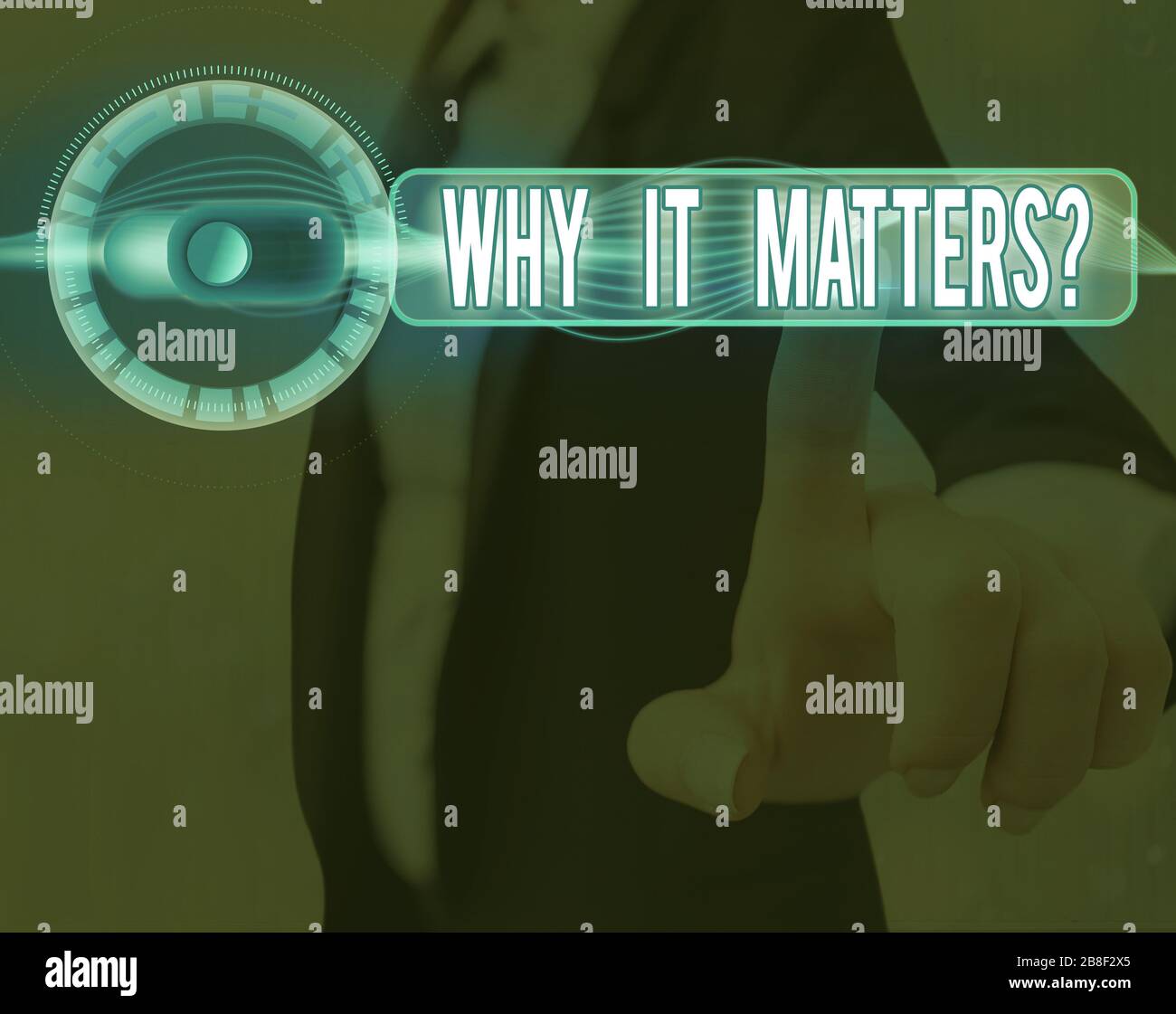 Conceptual hand writing showing Why It Matters Question. Concept ...