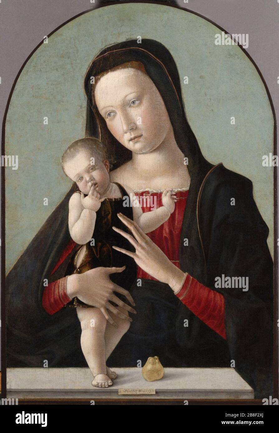 Giovanni Bellini - Madonna e Bambino - Philadelphia Stock Photo - Alamy