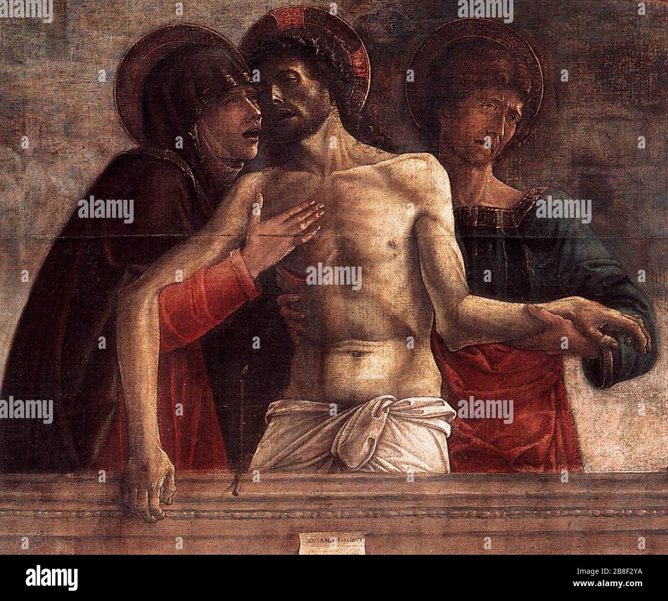 Giovanni Bellini - Pietà (detail Stock Photo - Alamy
