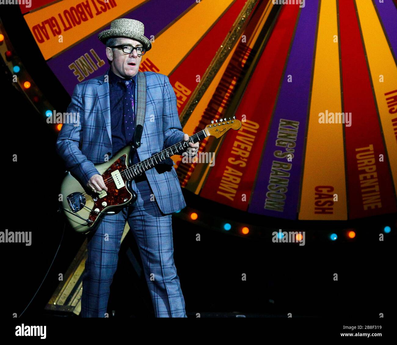 Elvis Costello performs at the Seminole Hard Rock Live Arena in ...