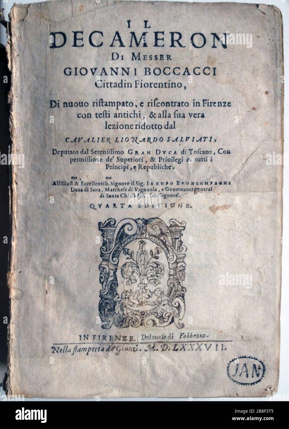 Giovanni Boccacci (Il Boccaccio) Decamerone (Il Decamerone), Firenze ...
