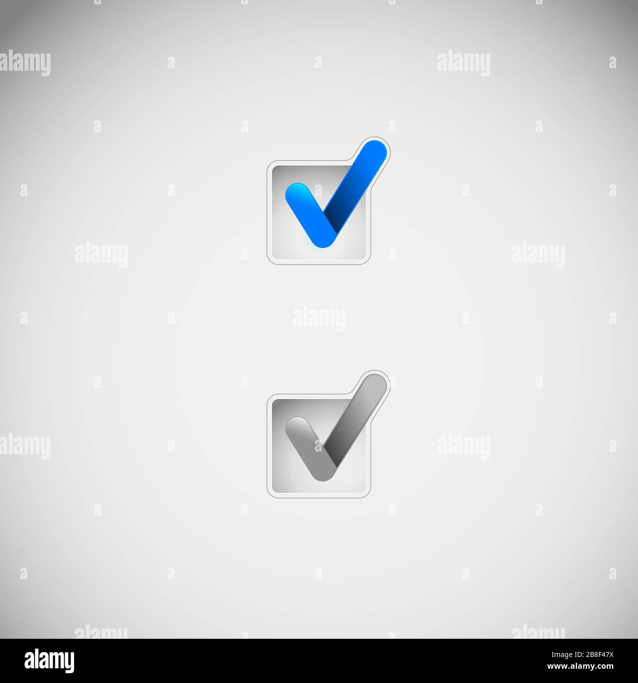 Check mark Stock Vector Images - Alamy