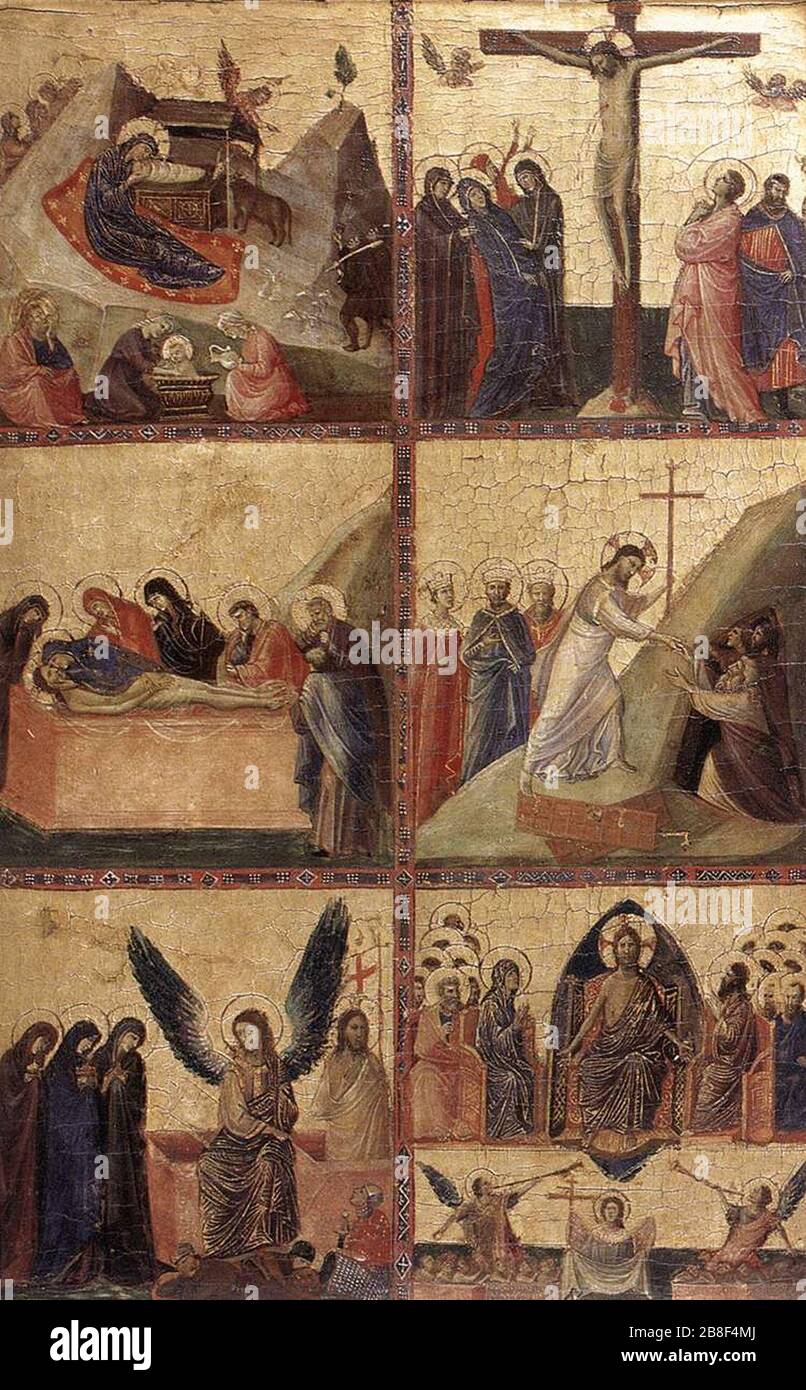 Giovanni da rimini, storie della vita di cristo, 1305 circa, 52,5 x 34 ...
