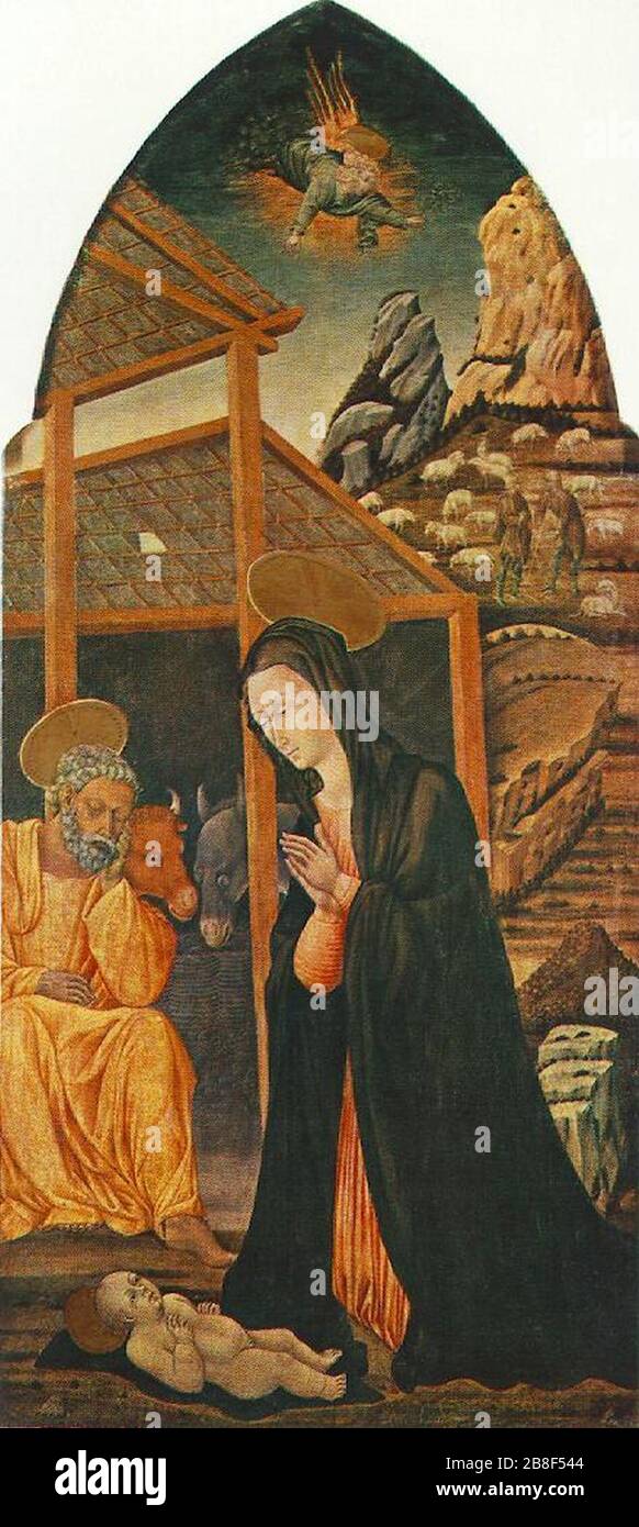 Giovanni di Paolo - Nativity Stock Photo - Alamy