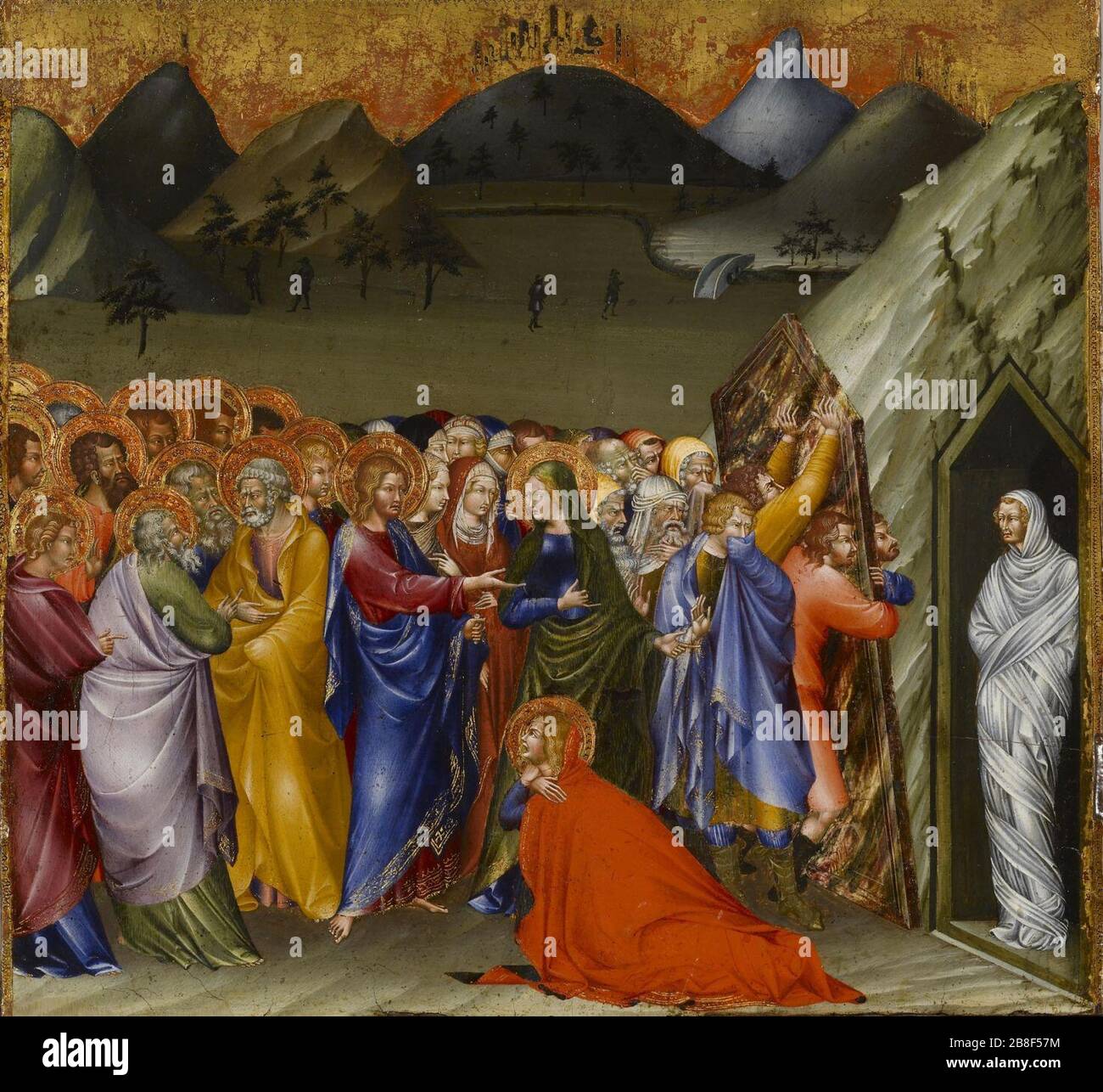 Giovanni di Paolo - The Resurrection of Lazarus Stock Photo - Alamy