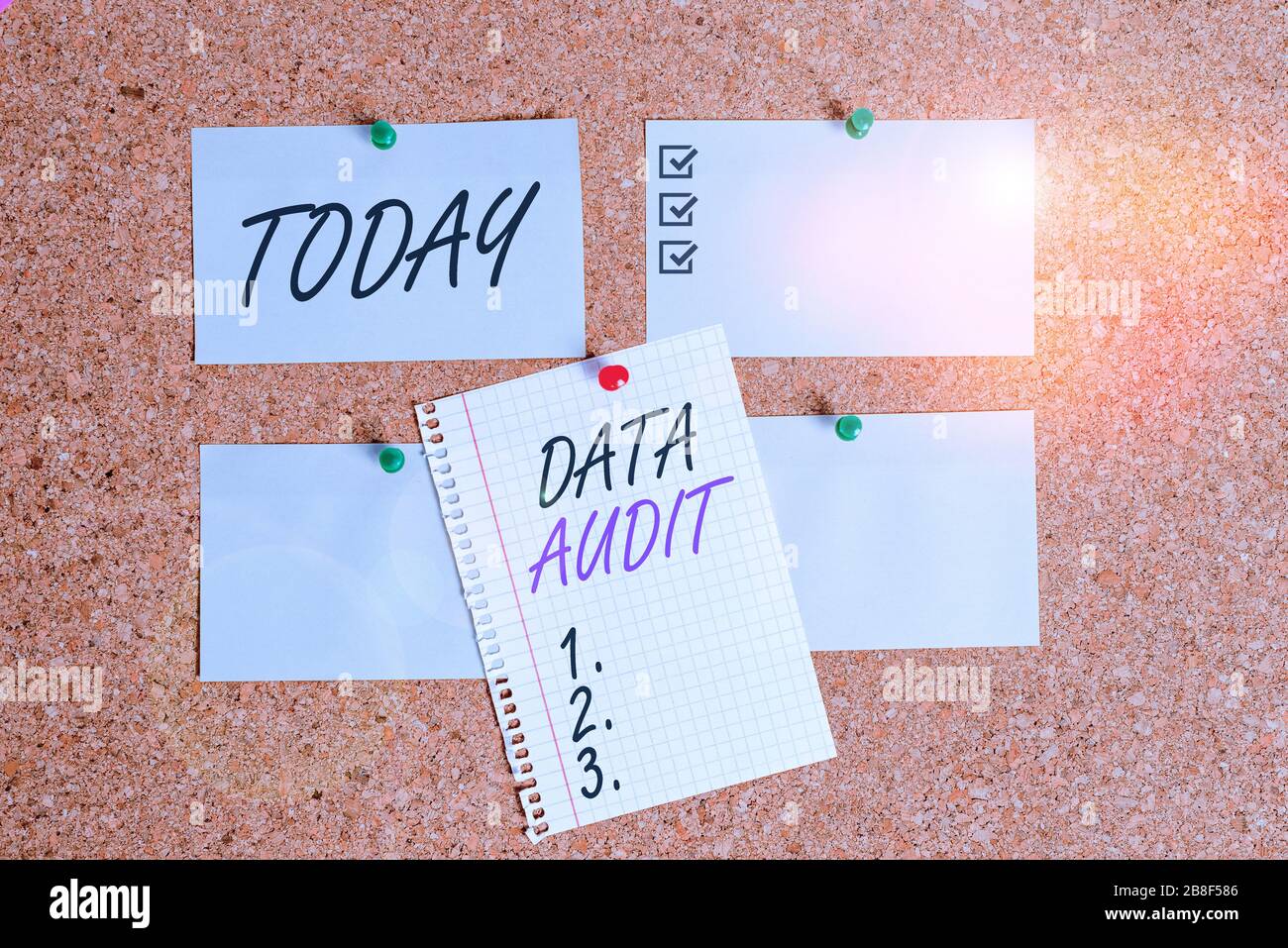 Writing Note Showing Data Audit Business Concept For Auditing Of Data To Assess Its Quality For