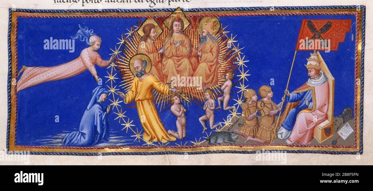 Giovanni di paolo, paradiso 49 san pietro Stock Photo - Alamy