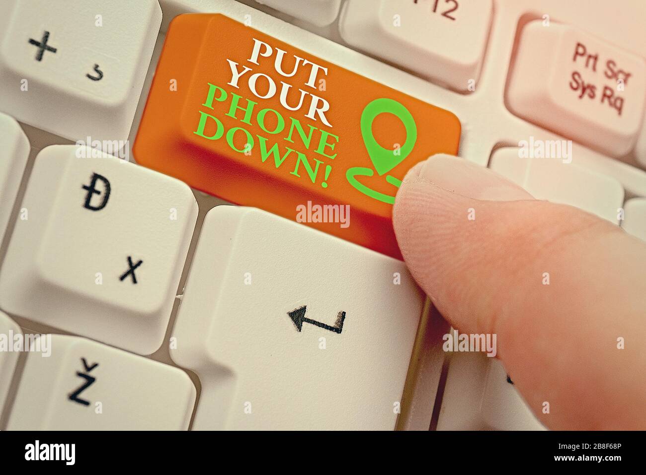 Goodbye text phone hi-res stock photography and images - Alamy