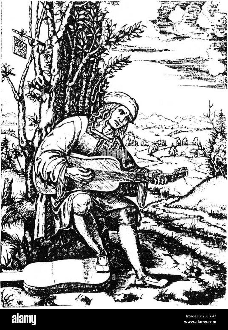 Giovanni Filoteo Achillini, by Marcantonio Raimondi, 1510 Stock Photo ...