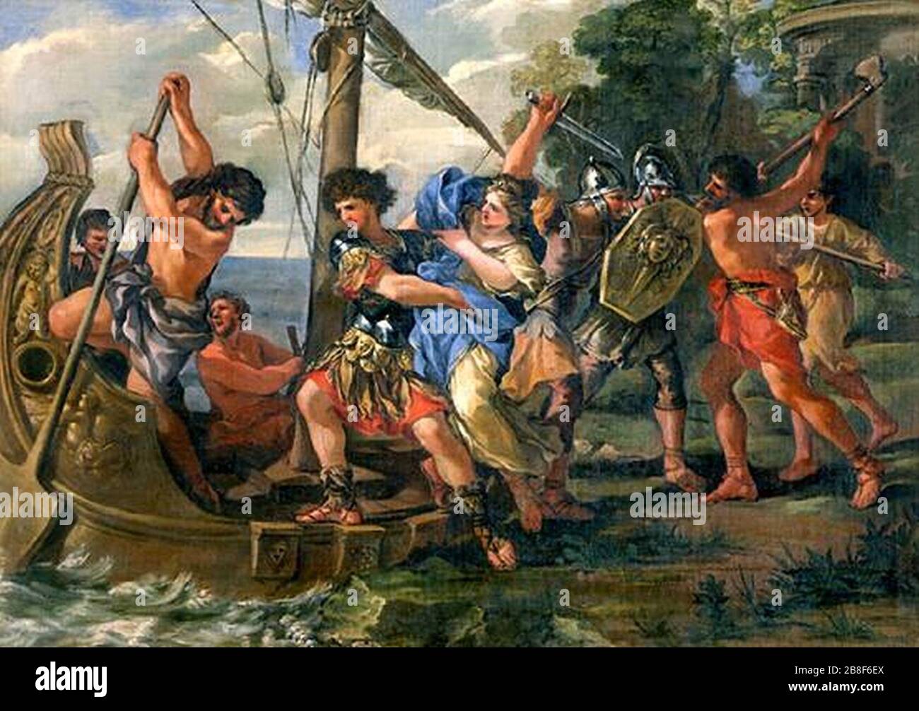 Giovanni Francesco Romanelli 001 Stock Photo - Alamy