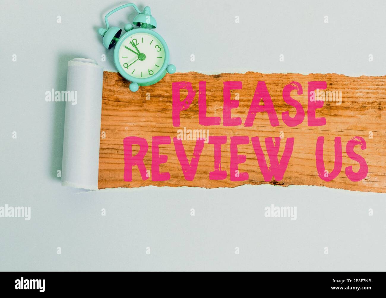 Conceptual hand writing showing Please Review Us. Concept meaning ...