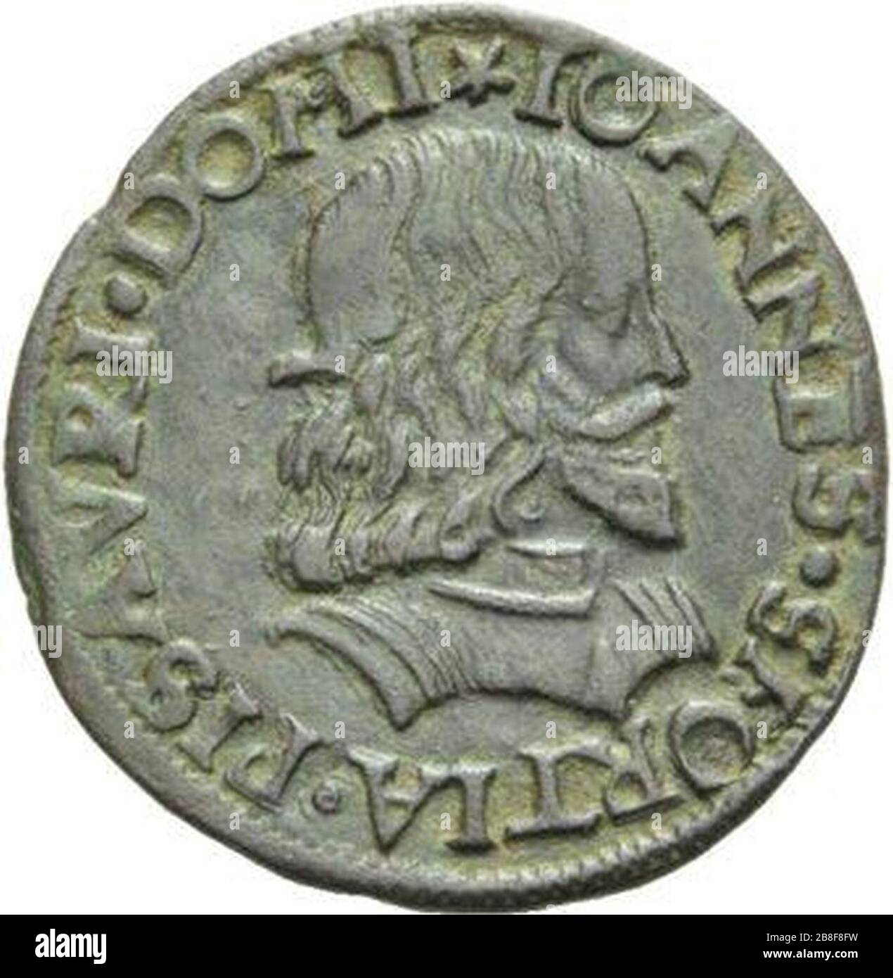 Giovanni Sforza coin Stock Photo - Alamy