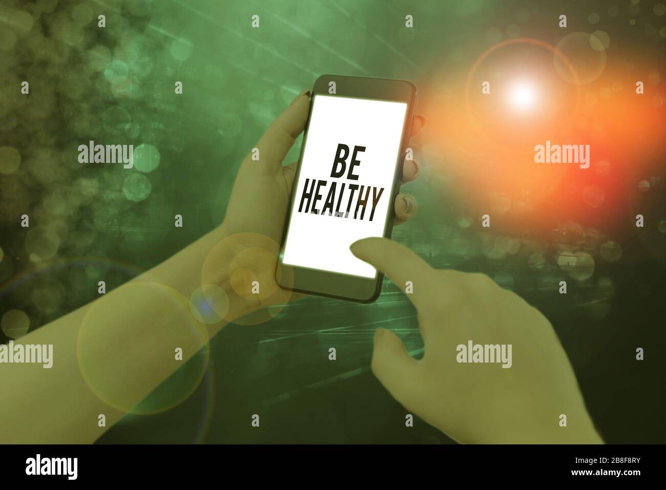 Handwriting text writing Be Healthy. Conceptual photo to be vigorous ...