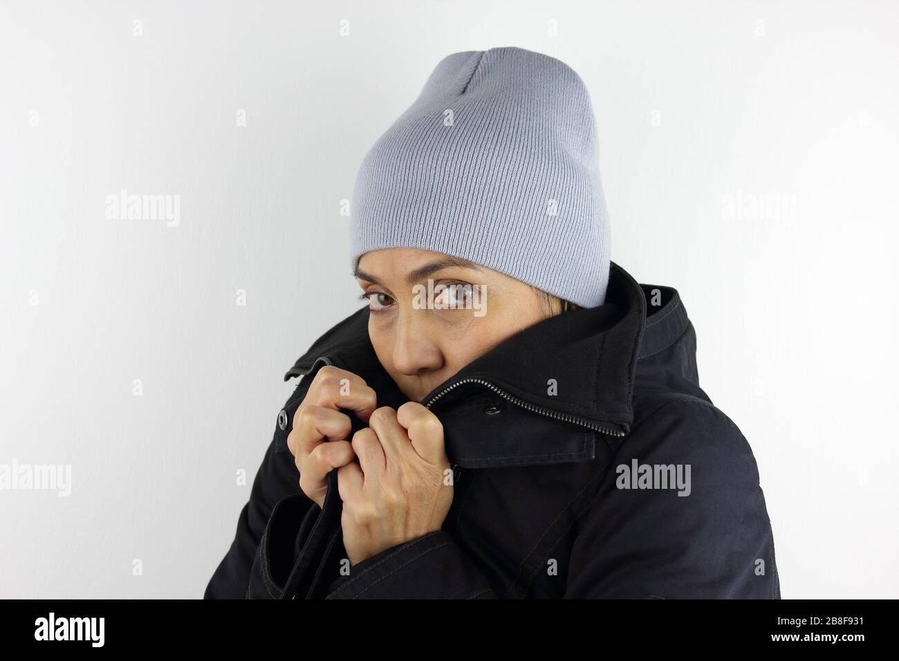Heavy winter clothes hi-res stock photography and images - Alamy