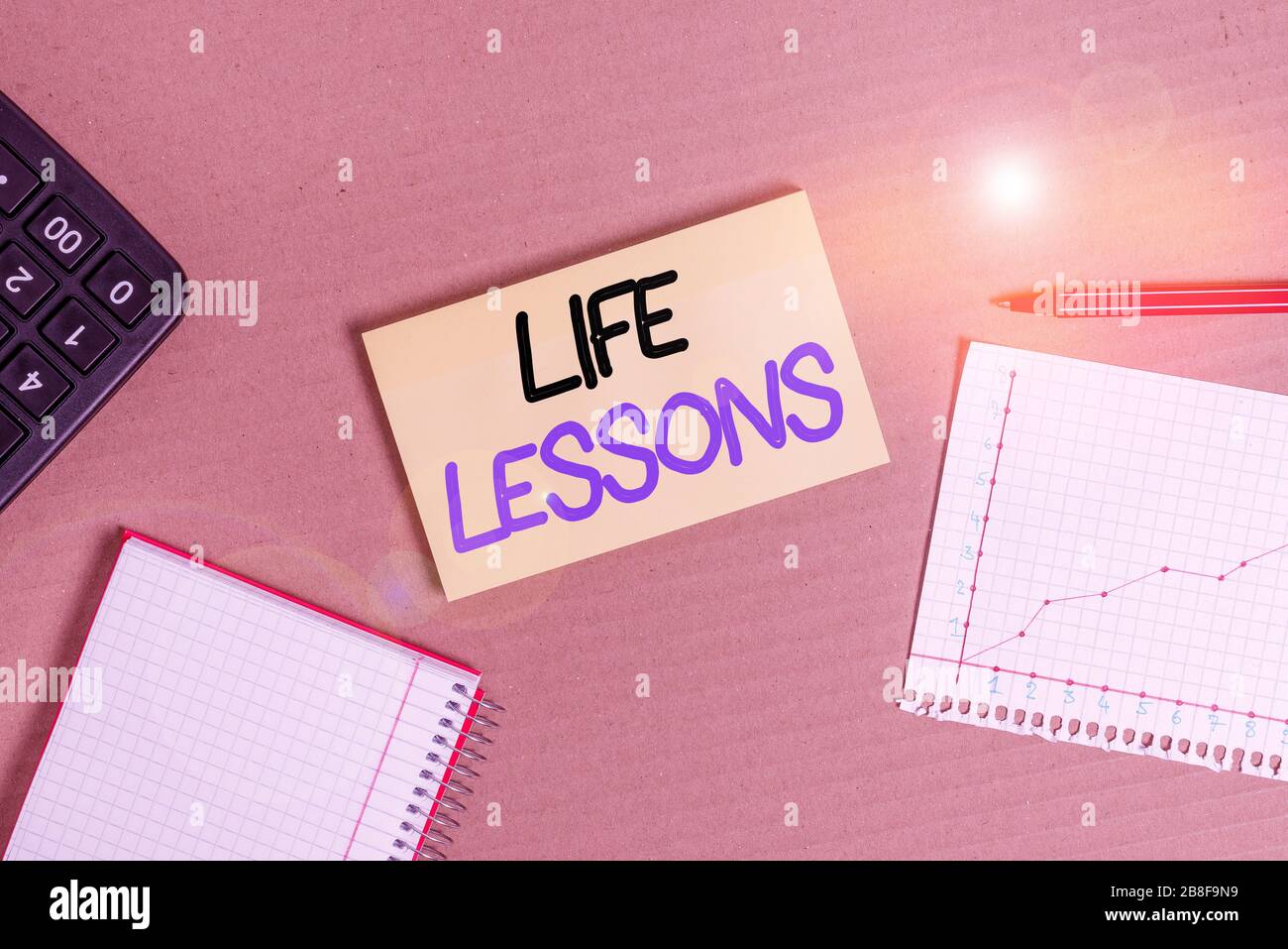 Handwriting text Life Lessons. Conceptual photo something which useful ...