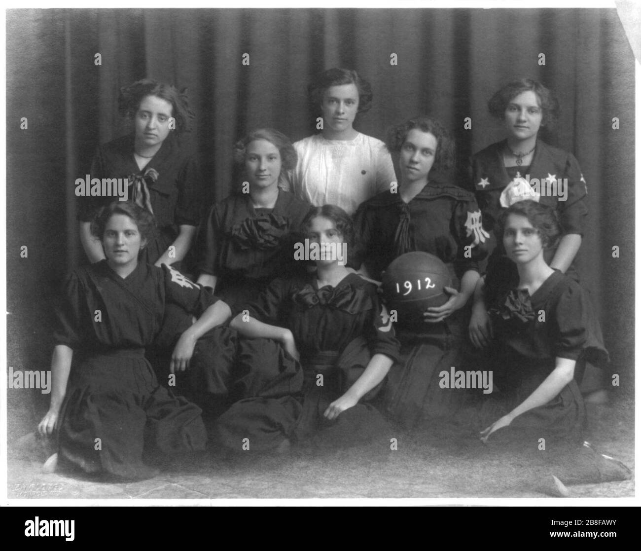 Team girls Black and White Stock Photos & Images - Alamy