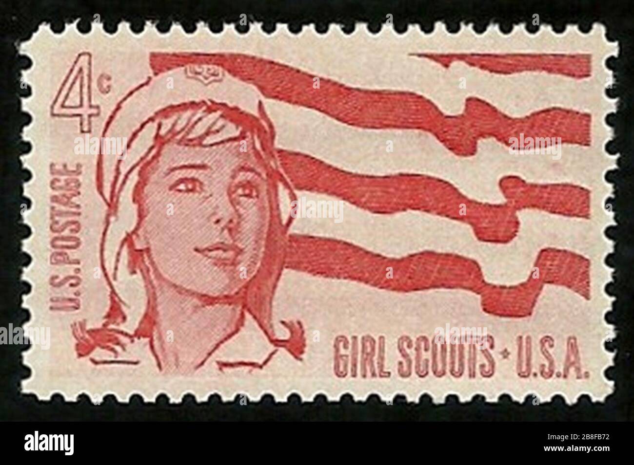 Girl scouts stamp hi-res stock photography and images - Alamy