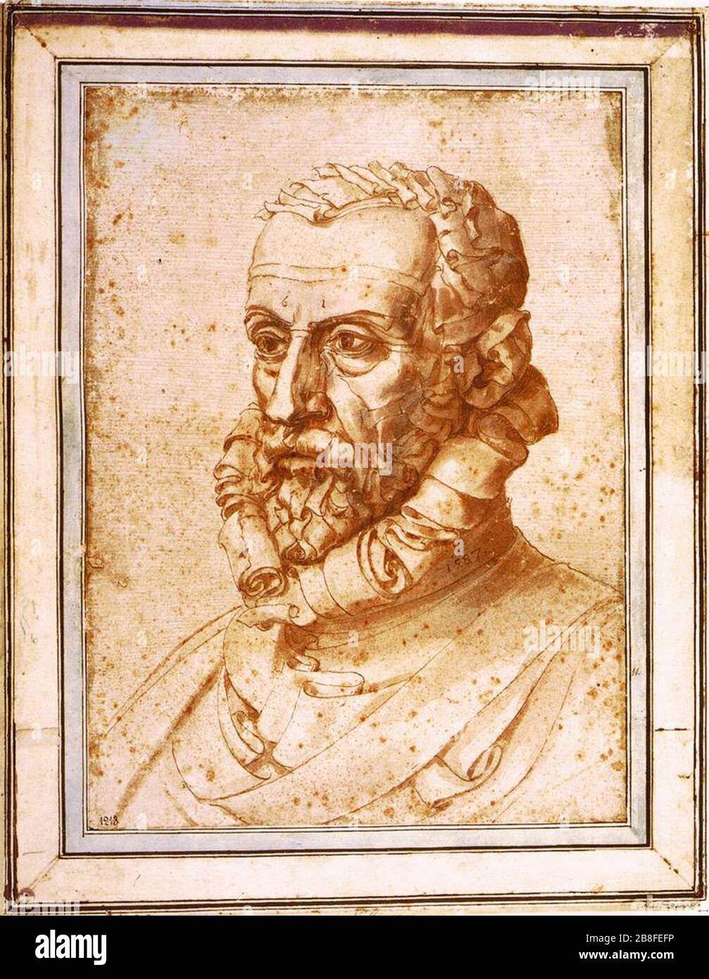 Giuseppe Arcimboldo - Self-Portrait on Paper Stock Photo - Alamy