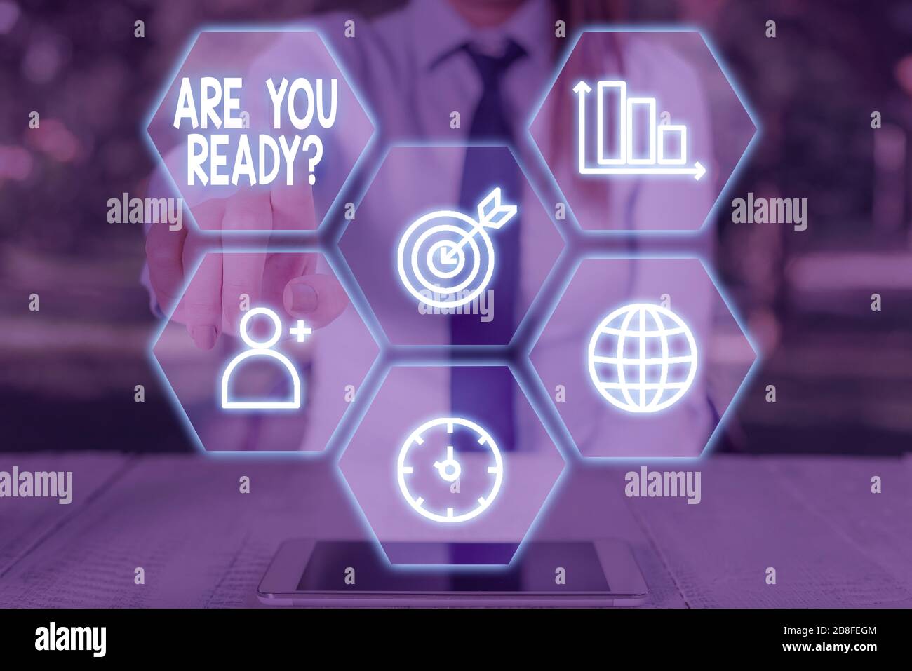 Conceptual hand writing showing Are You Ready Question. Concept meaning ...