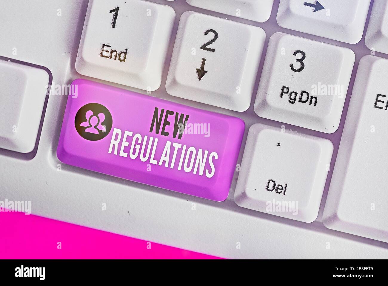 Word writing text New Regulations. Business photo showcasing rules made ...