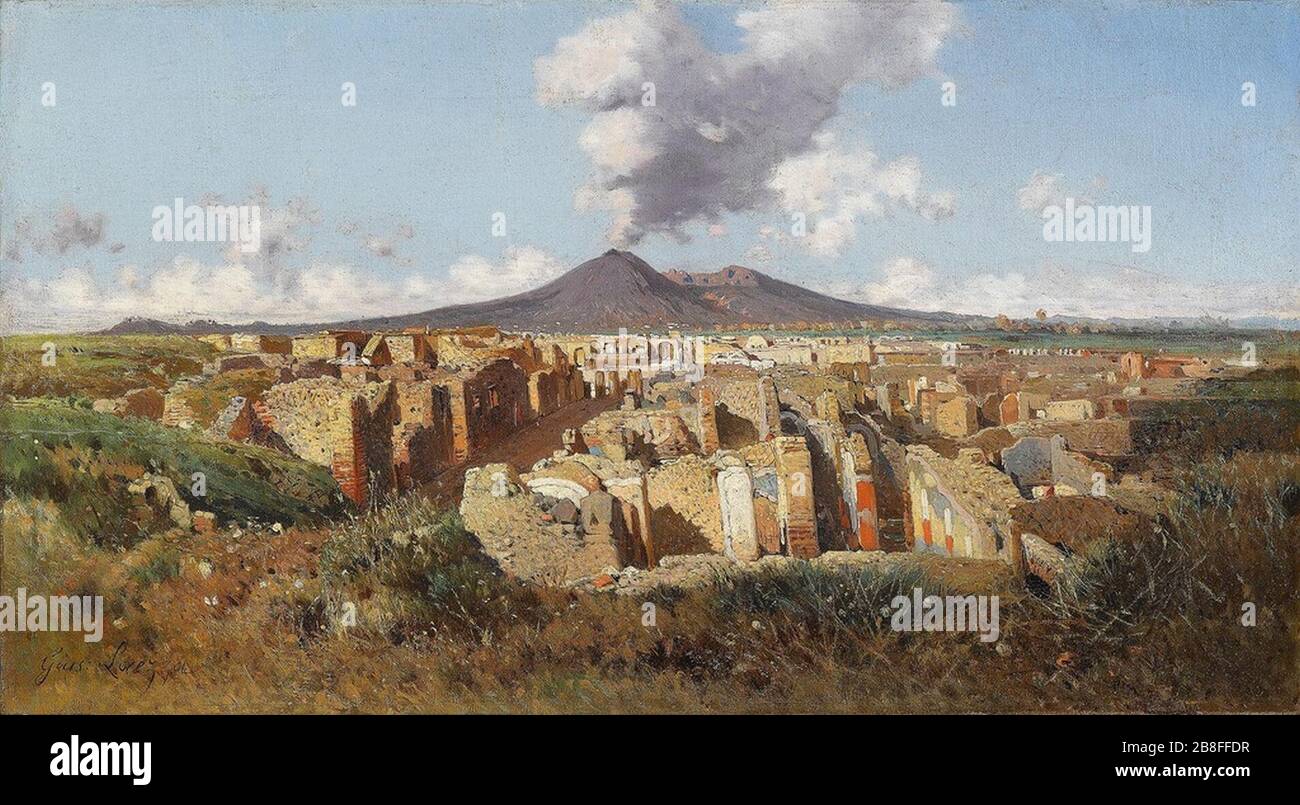 Giuseppe Laezza - Pompei e Vesuvio Stock Photo - Alamy
