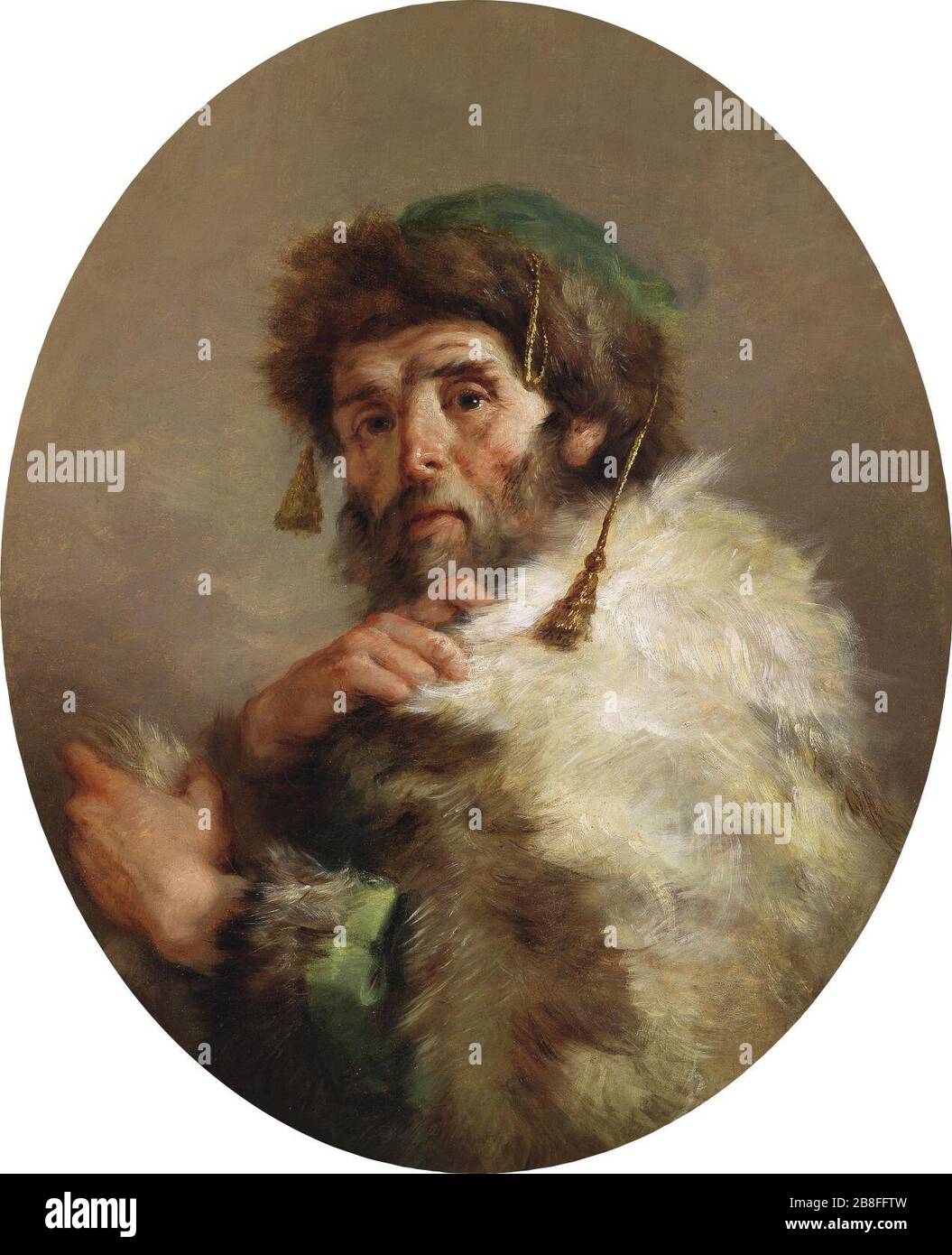 Giuseppe Nogari Allegorie Winter Stock Photo - Alamy