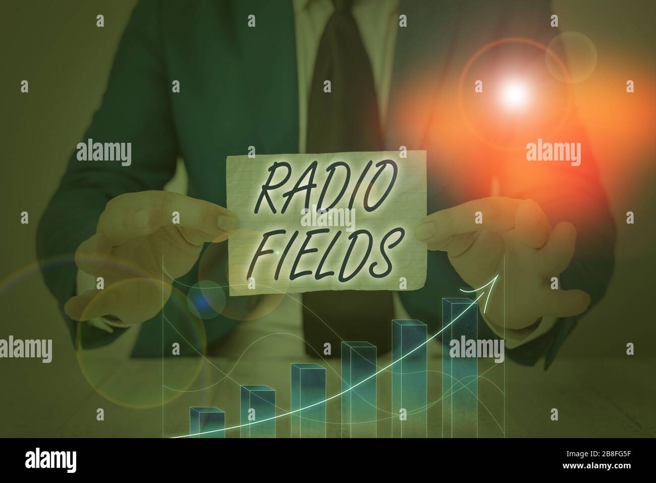 Handwriting text writing Radio Fields. Conceptual photo electromagnetic ...