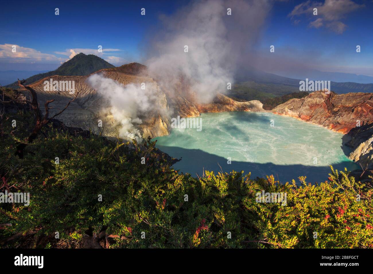 The biggest crater of the volcano hi-res stock photography and images ...