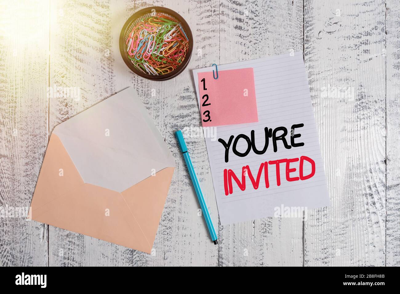 You are invited envelope hi-res stock photography and images - Alamy
