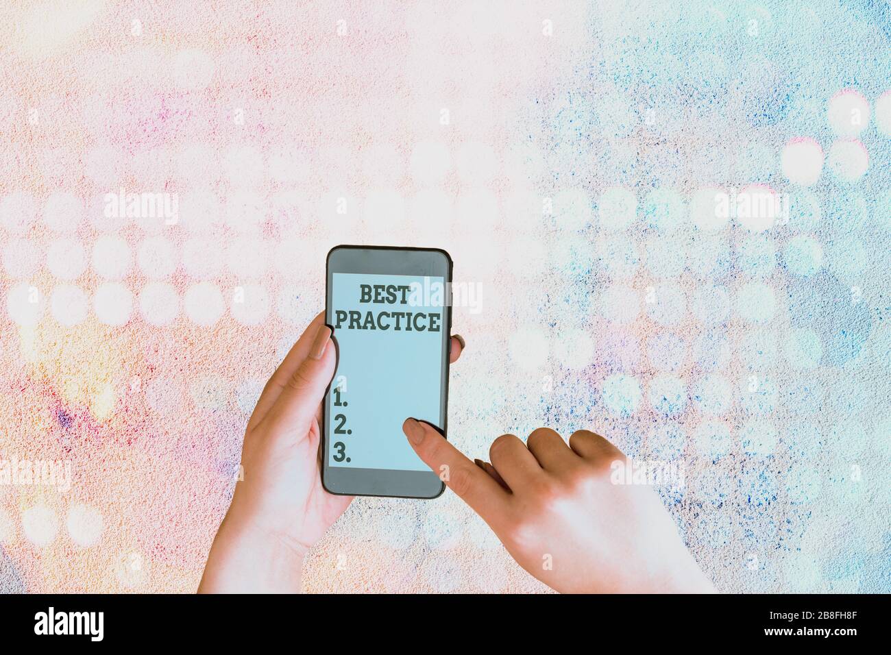 Writing note showing Best Practice. Business concept for commercial ...